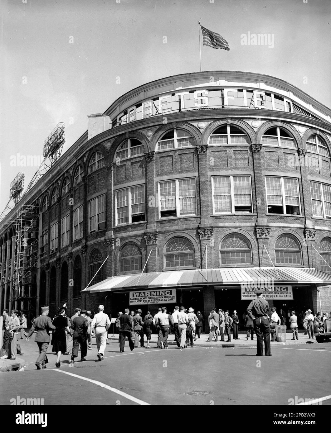 **FILE** This undated file photo shows the entrance of Ebbets Field ...