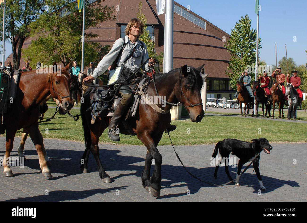 Australia's young adventurer Tim Cope is arriving with his horses and ...