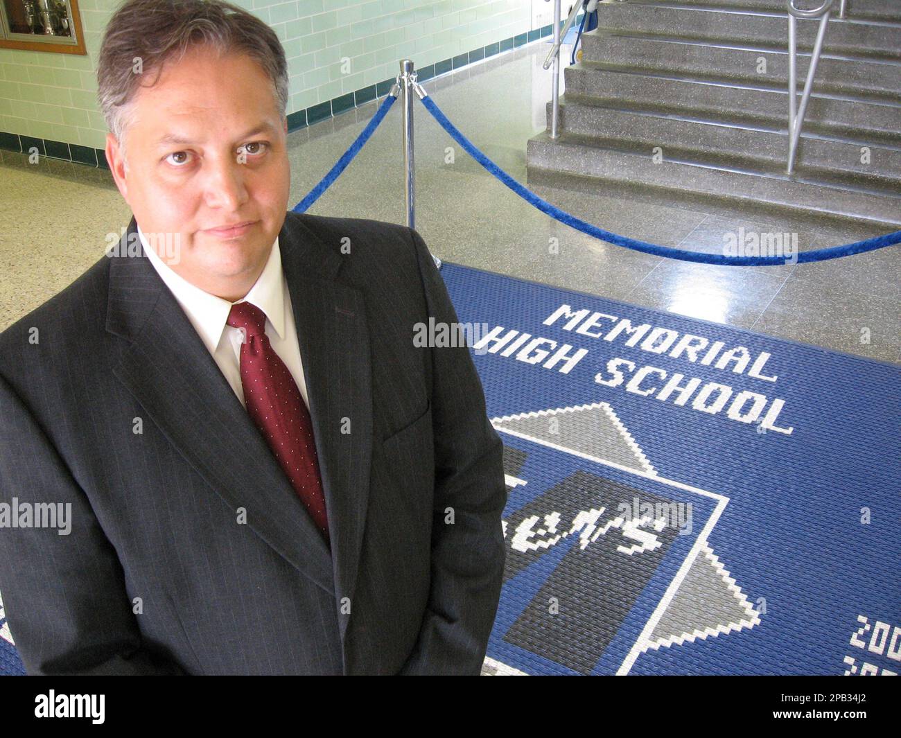 Michael Maples, former principal of Memorial High School shown Aug. 23 ...
