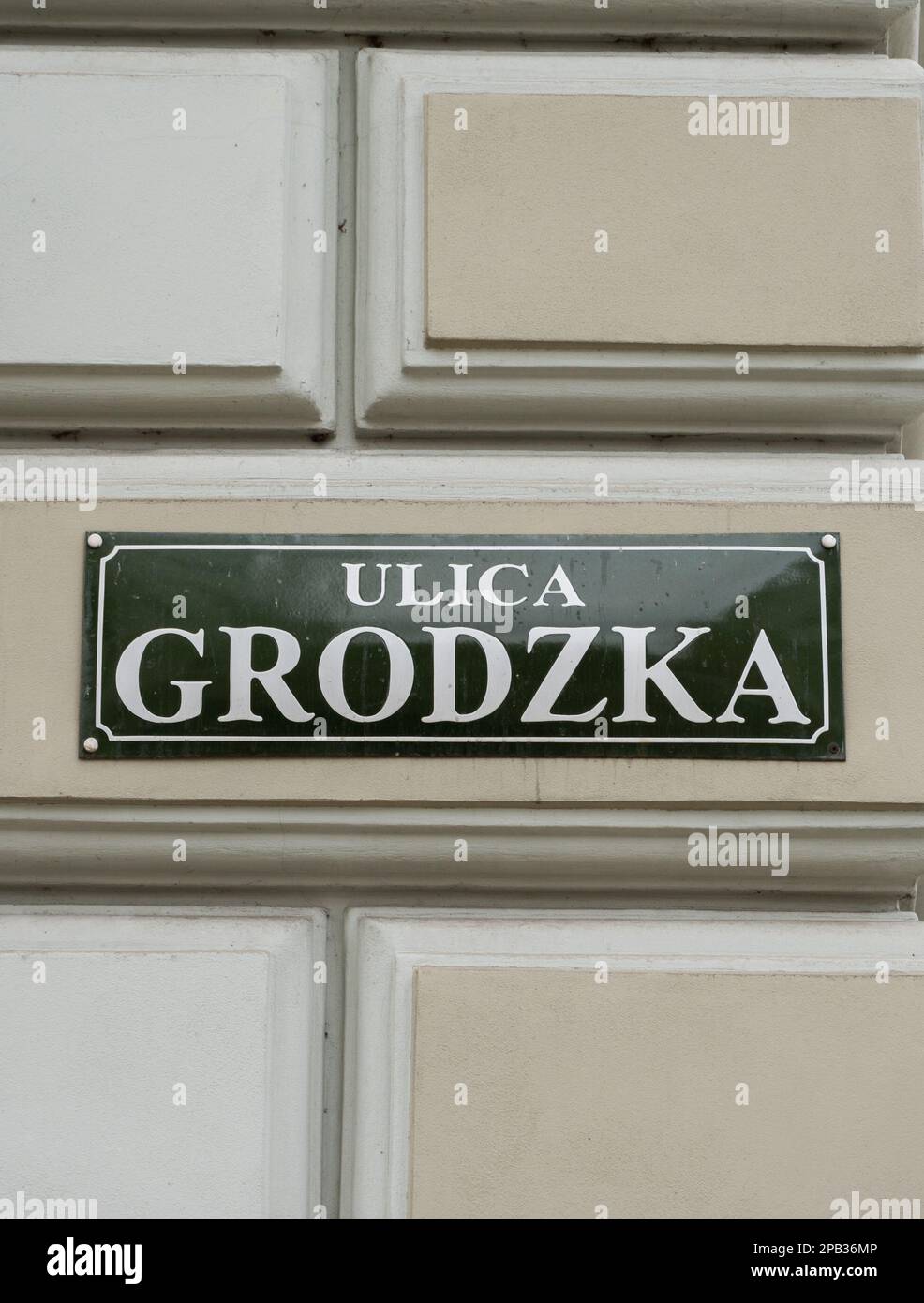 Polish address sign hi-res stock photography and images - Alamy