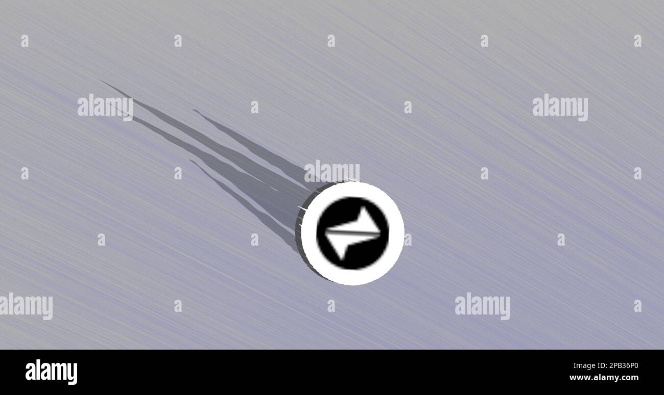 March 13th 23. Illustration of the crypto crash of the asset token BSD ...