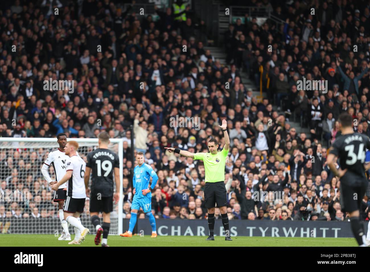 Craven Cottage, Fulham, London, UK. 12th Mar, 2023. Premier League ...