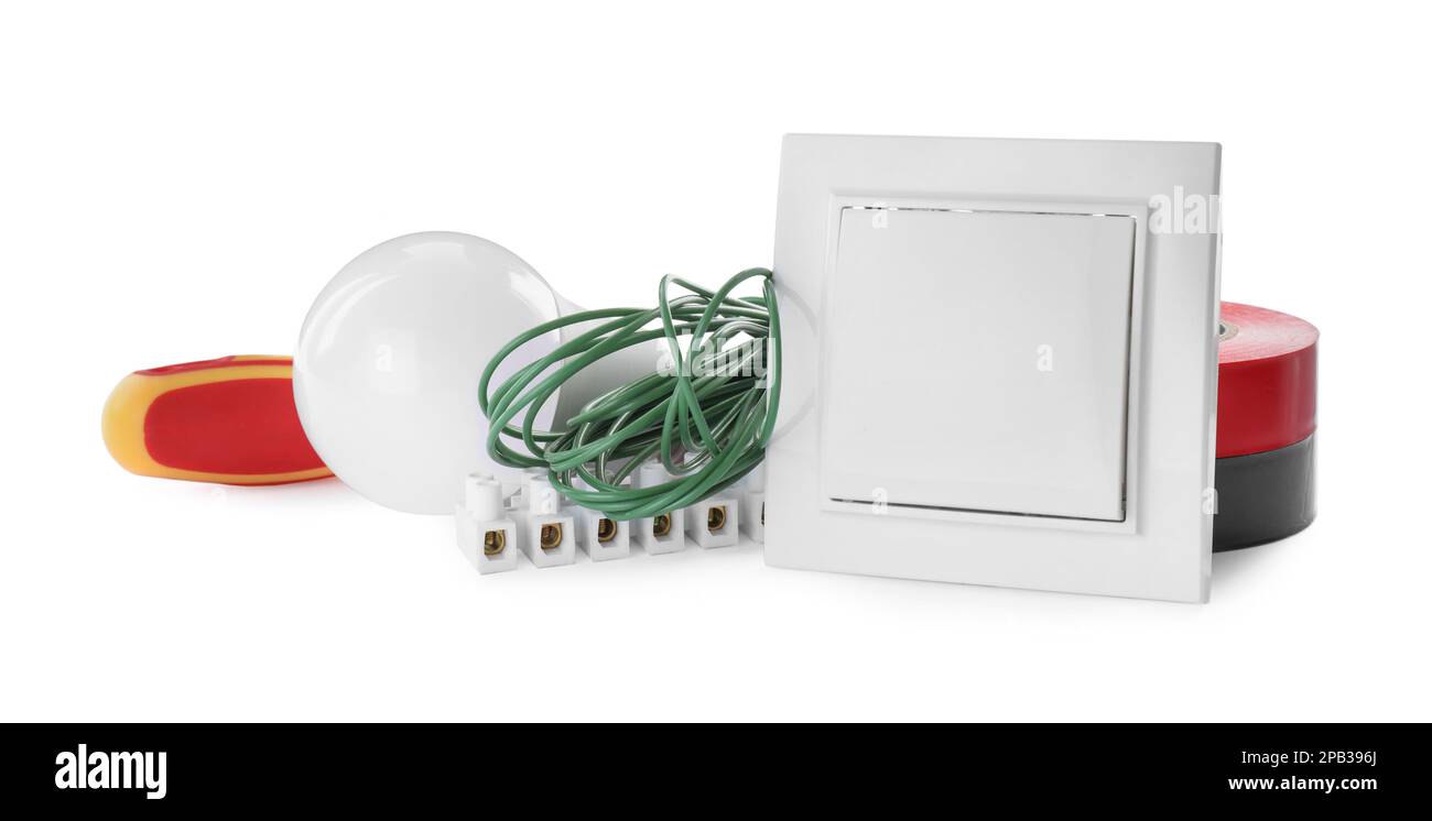 Wiring accessories hi-res stock photography and images - Alamy