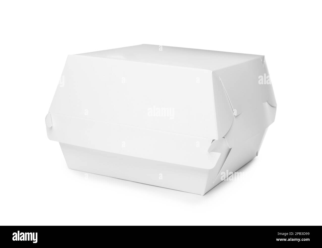 Paper box on white background. Container for food Stock Photo - Alamy