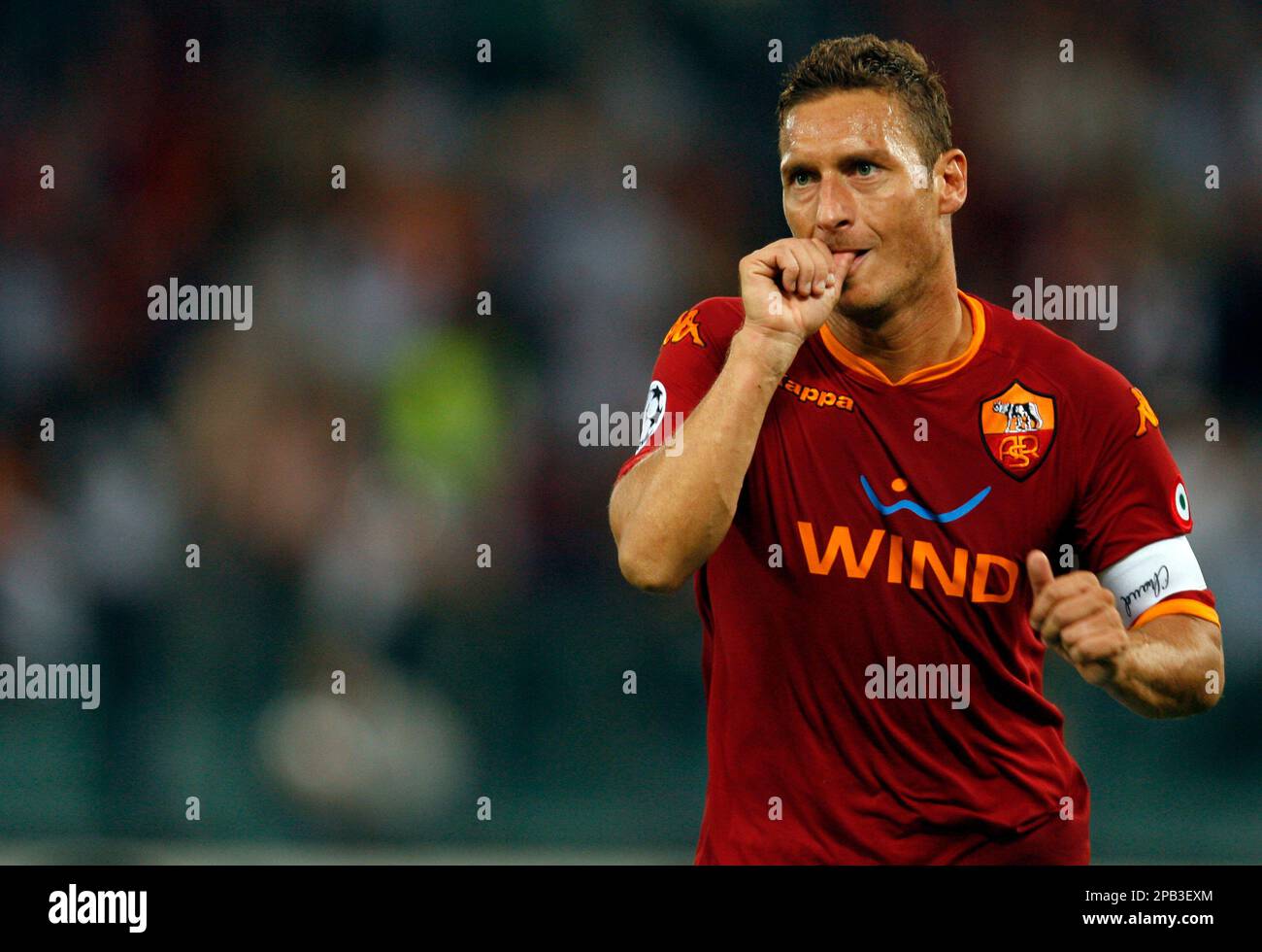 Francesco Totti Goal Celebration