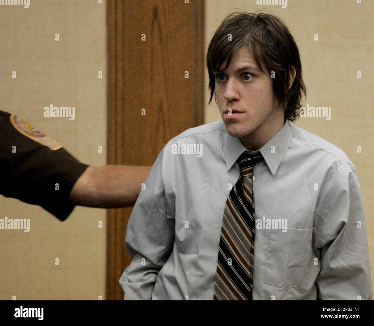 Capitol murder defendant William Morva is escorted from the courtroom ...