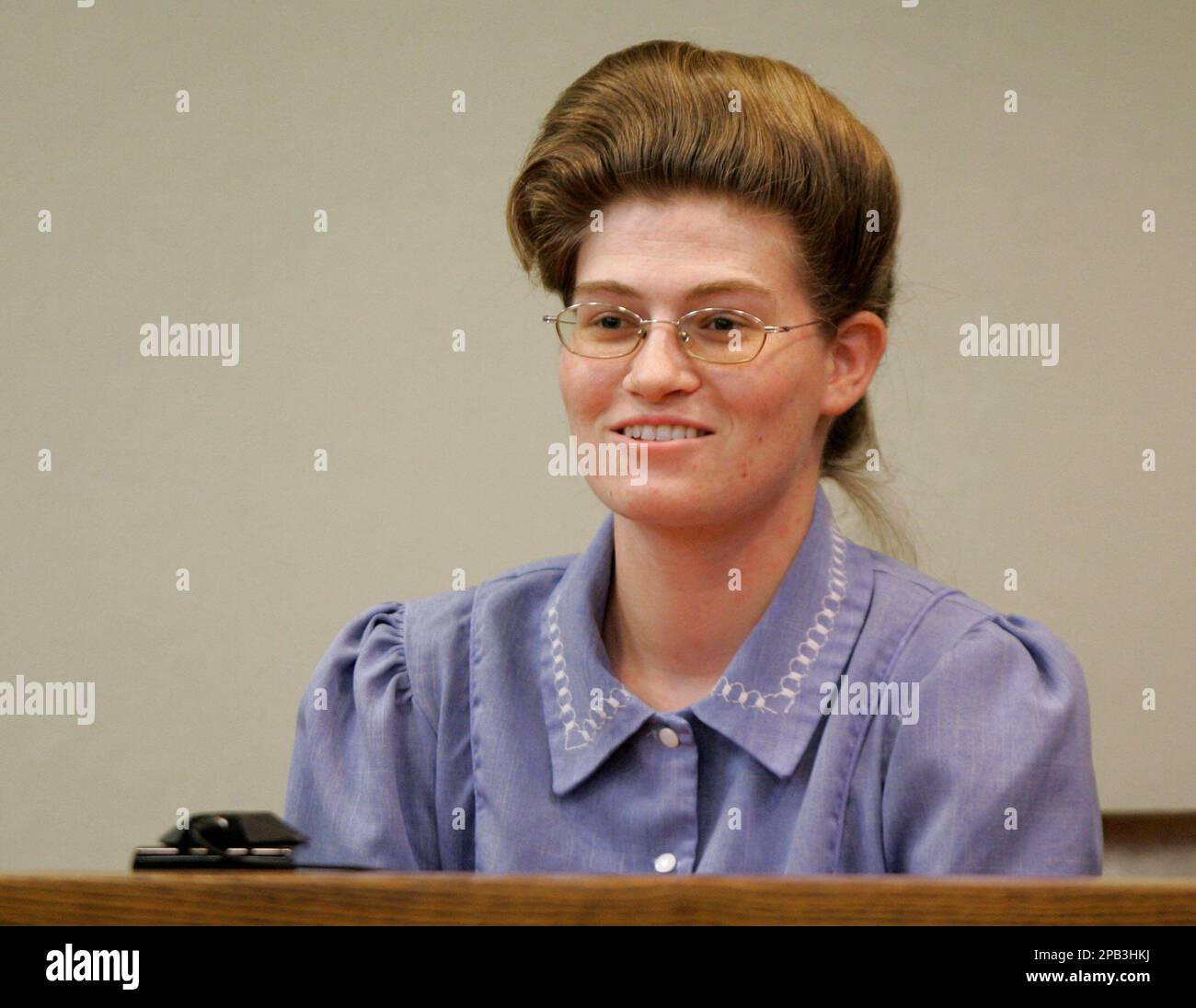 Defense witness Charlotte Jessop answers questions during Warren Jeffs ...