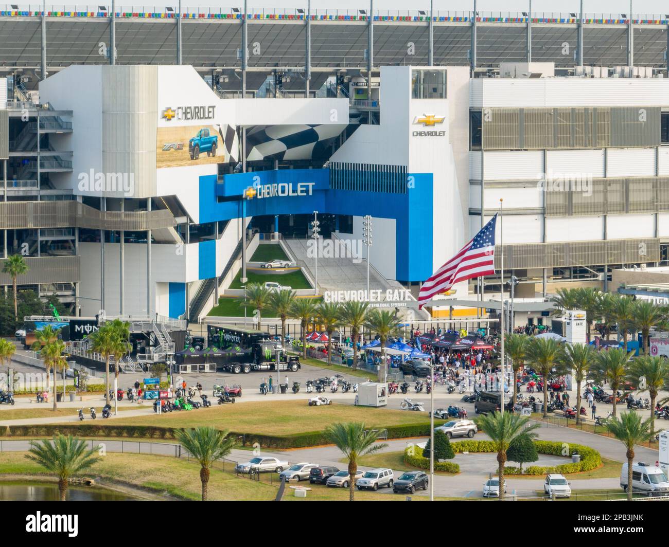 Daytona, FL, USA - March 10, 20223: Aerial photo of Daytona ...