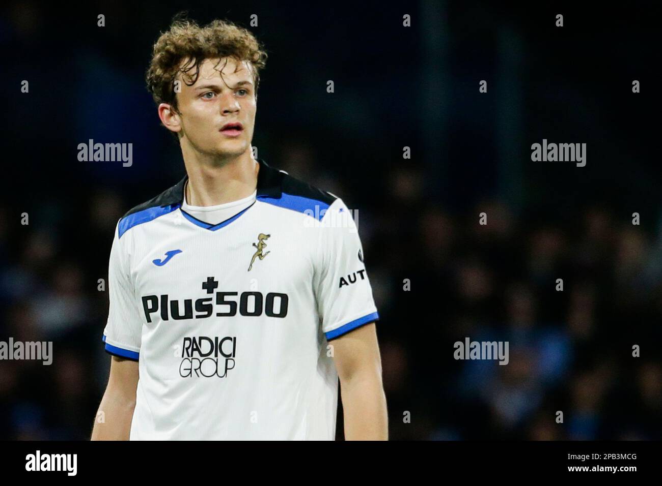 Atalanta's Italian defender Giorgio Scalvini looks during the Serie A ...