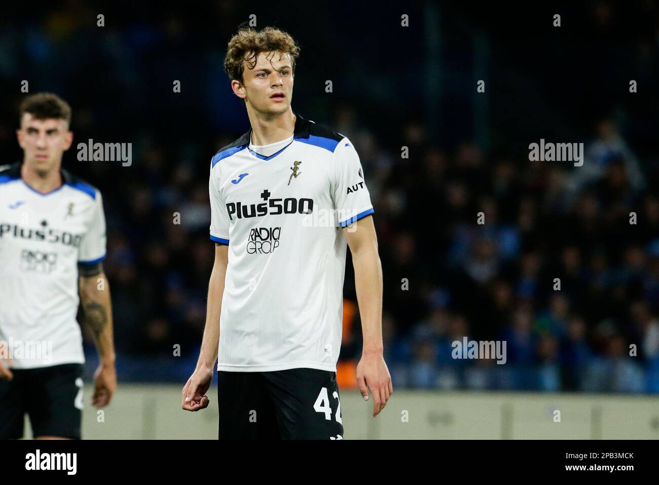 Atalanta's Italian defender Giorgio Scalvini looks during the Serie A ...