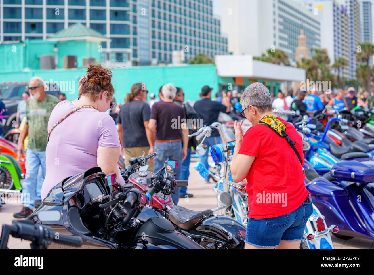 Daytona, FL, USA - March 10, 20223: Daytona Beach FL Bike Week Spring ...
