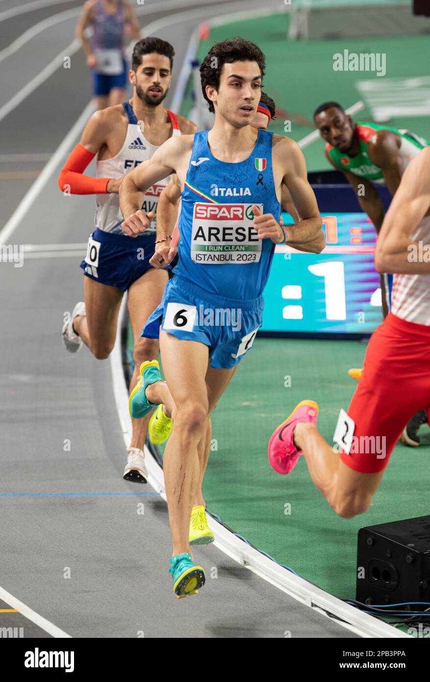 Pietro Arese of Italy competing in the men’s 1500m final on Day 3 of ...