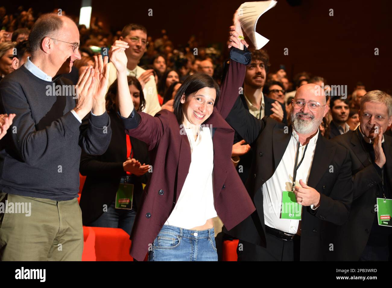 Rome, Italy. 12th Mar, 2023. Assembly of Italian Democratic Party 2023 ...