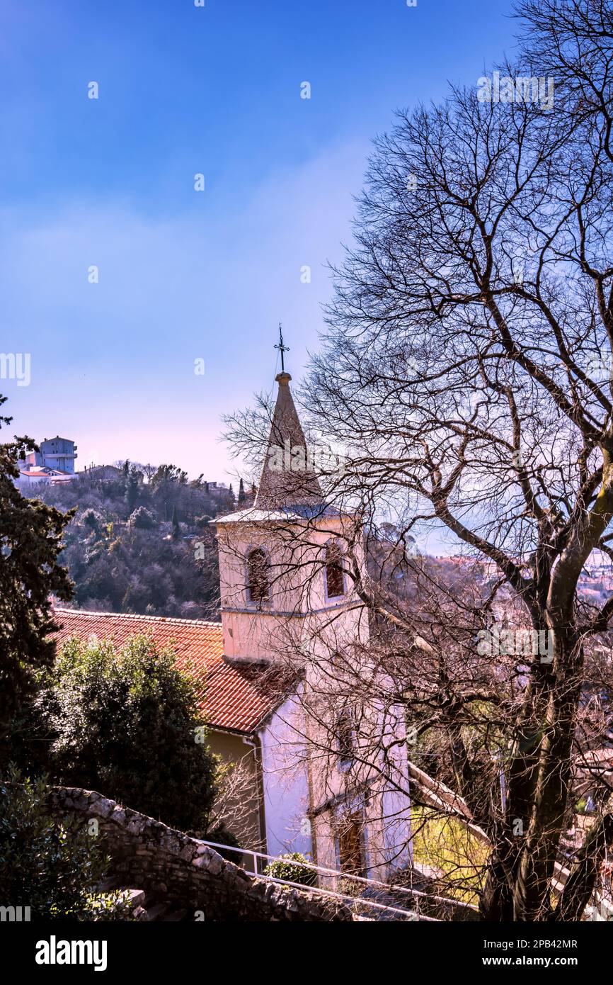 CROATIA : CHAPEL OF CASTLE TRAST - RIJEKA Stock Photo - Alamy