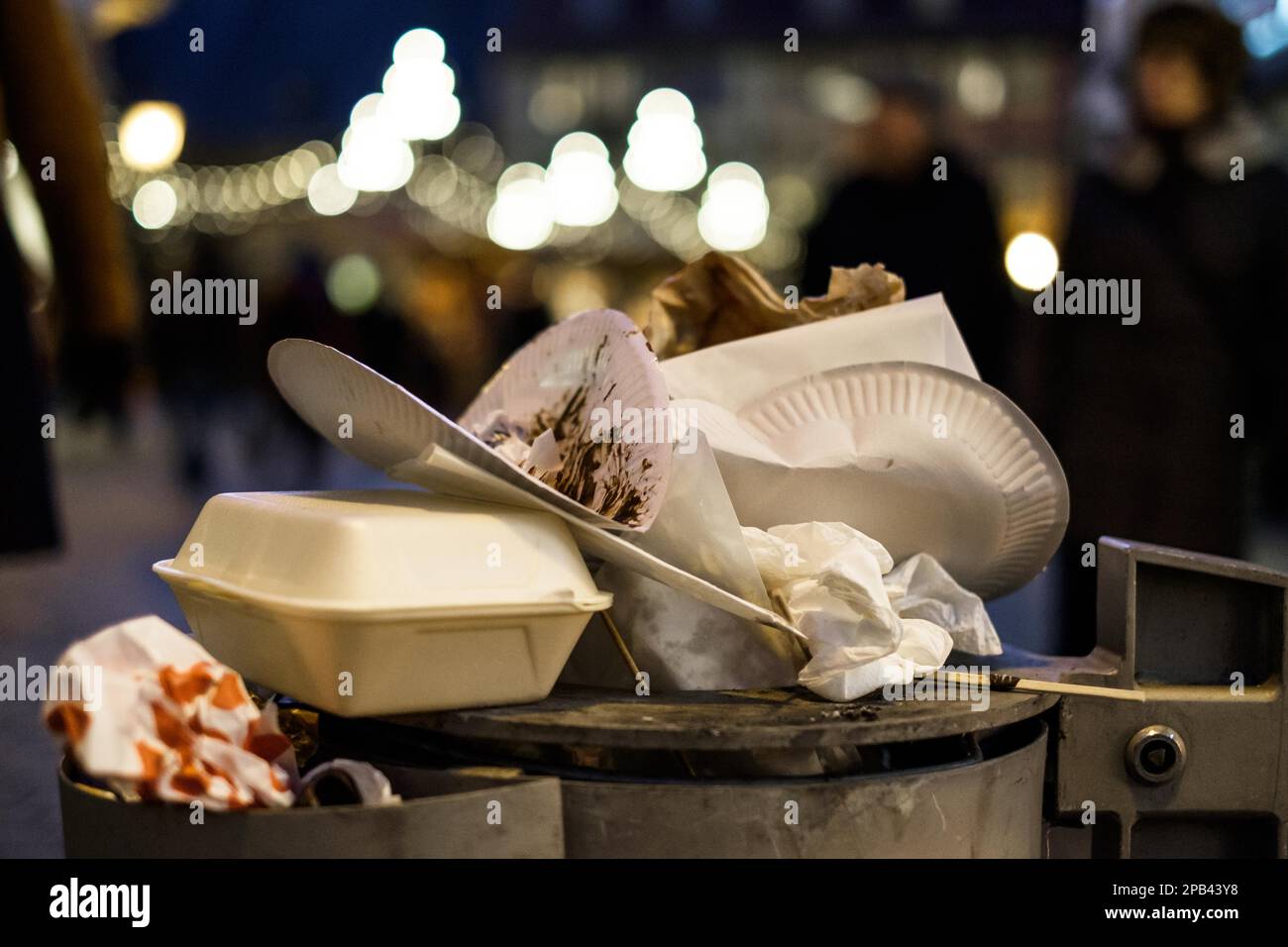 Bin full of waste disposal hi-res stock photography and images - Alamy