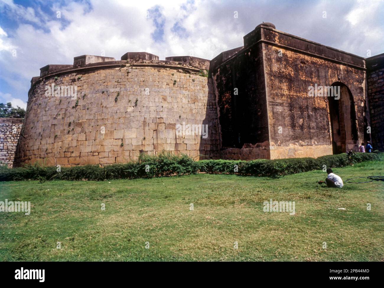 18th century stone fort in Bengaluru Bangalore, Karnataka, South India ...