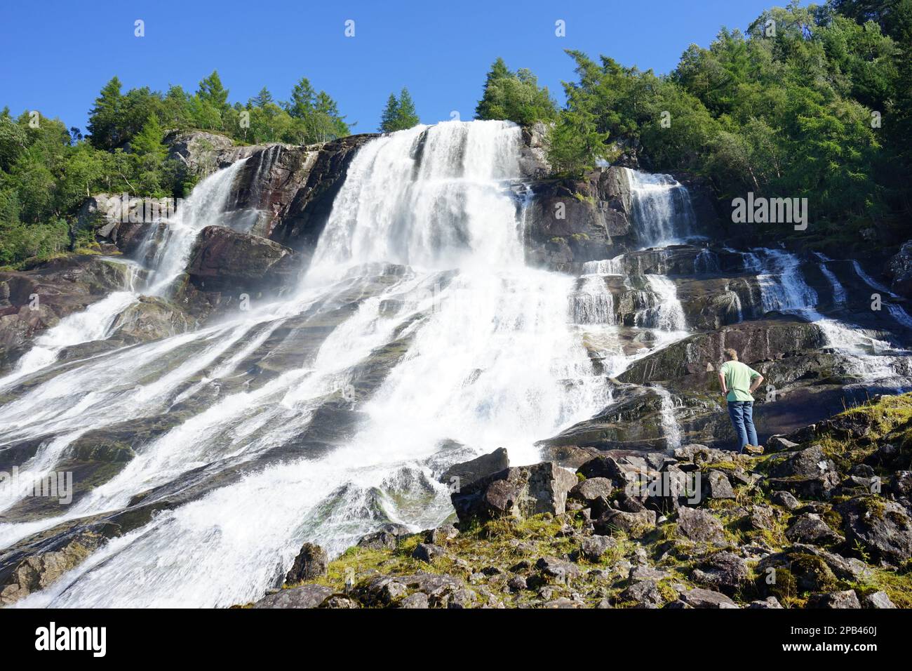 Maurangerfjord, branch of Hardangerfjord, Kvinnherad municipality ...