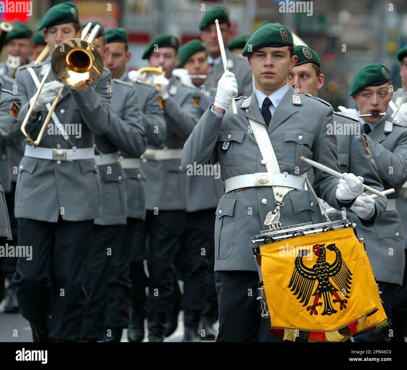 German military band, Das Musikkorps der Bundeswehr, perform at the ...