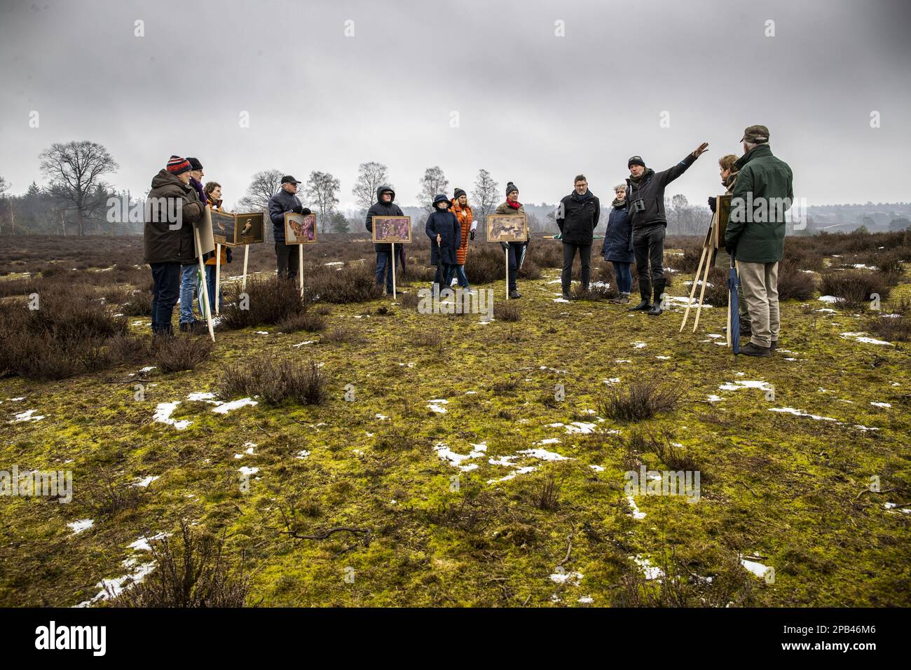 HAARLE - Nature lovers plant signs with images of endangered and lost ...