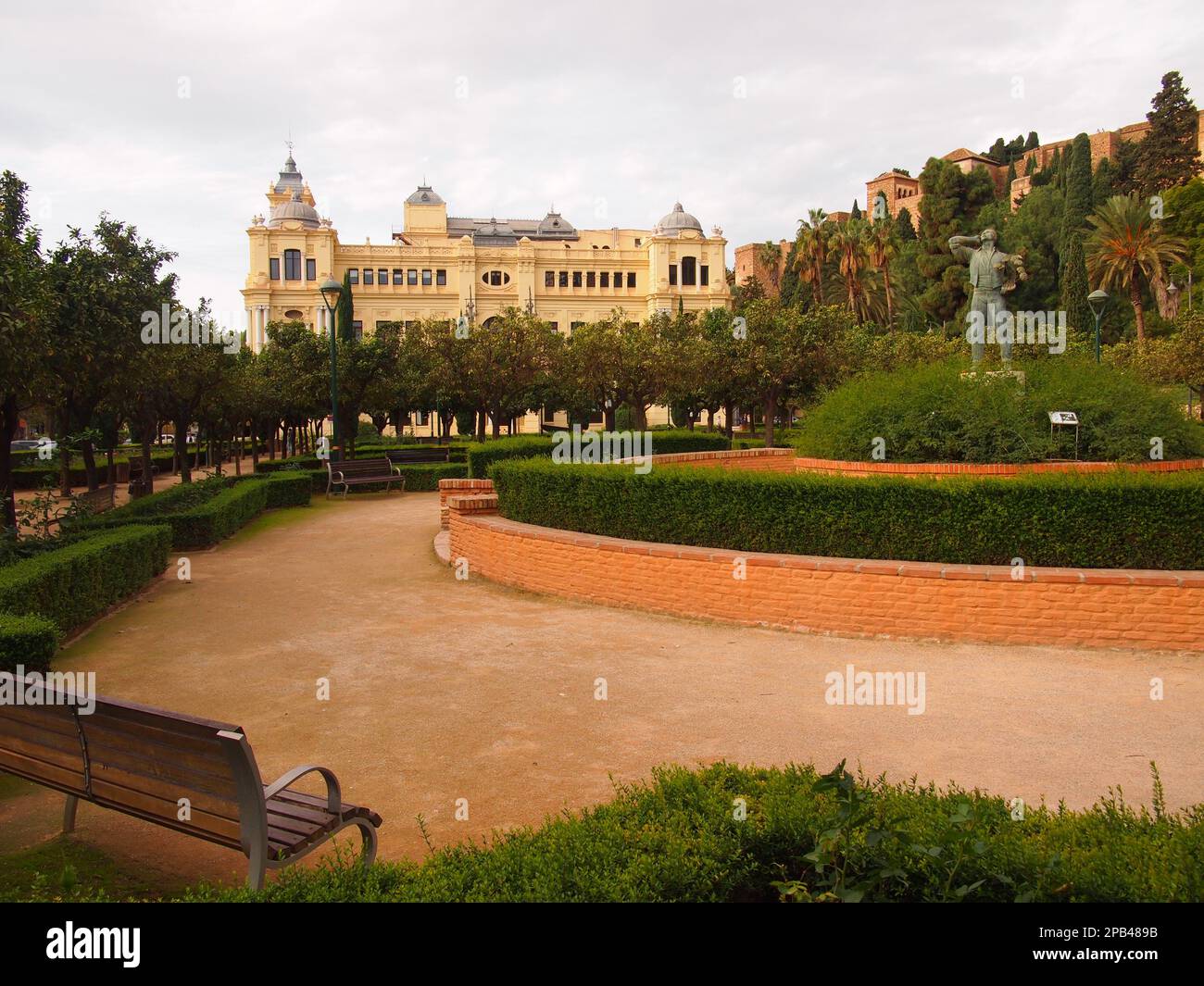 Jardines de Pedro Luis Alonso (Málaga, Andalusia, Kingdom of Spain ...