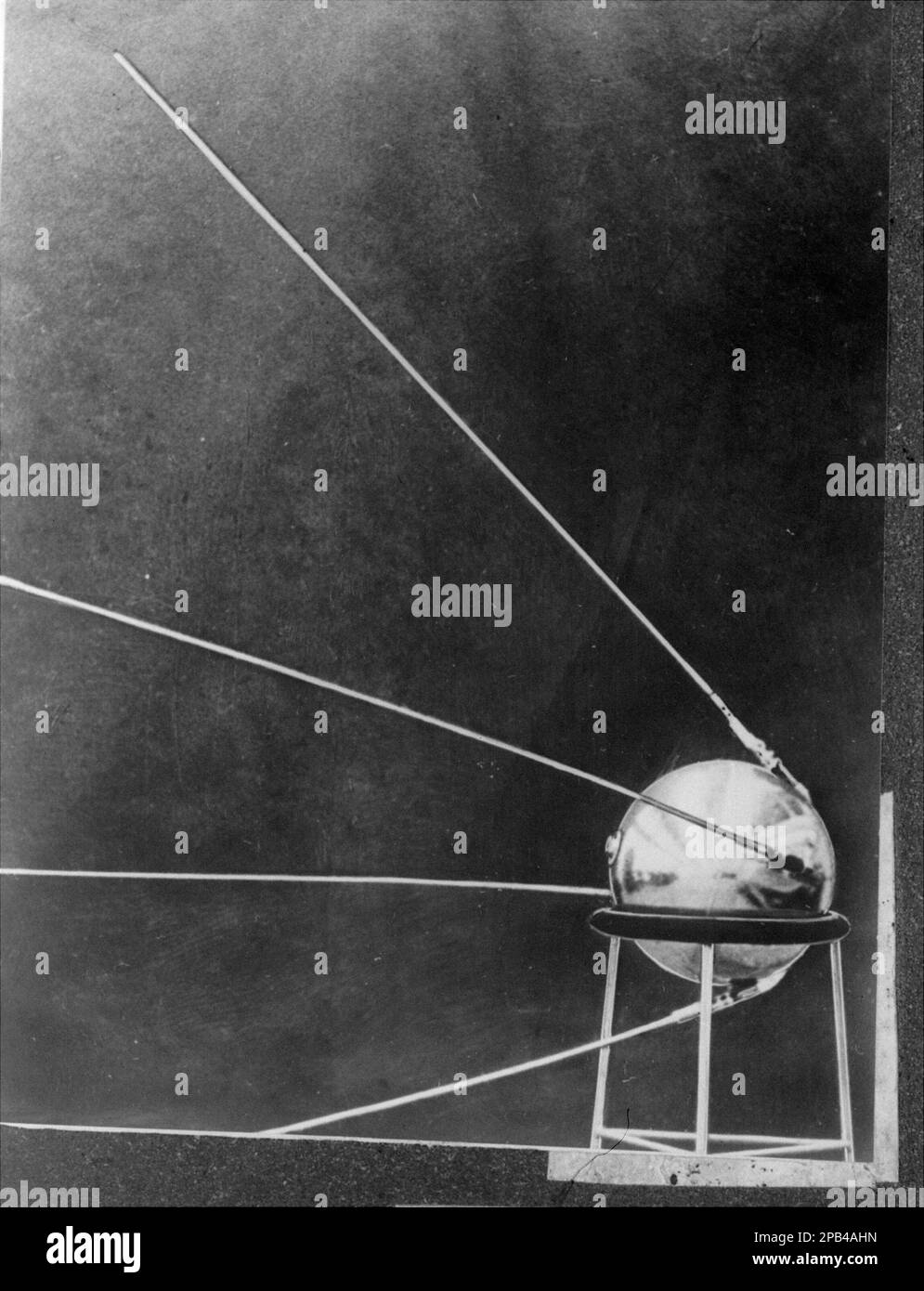 ** FILE ** This first official picture of the Soviet satellite Sputnik ...