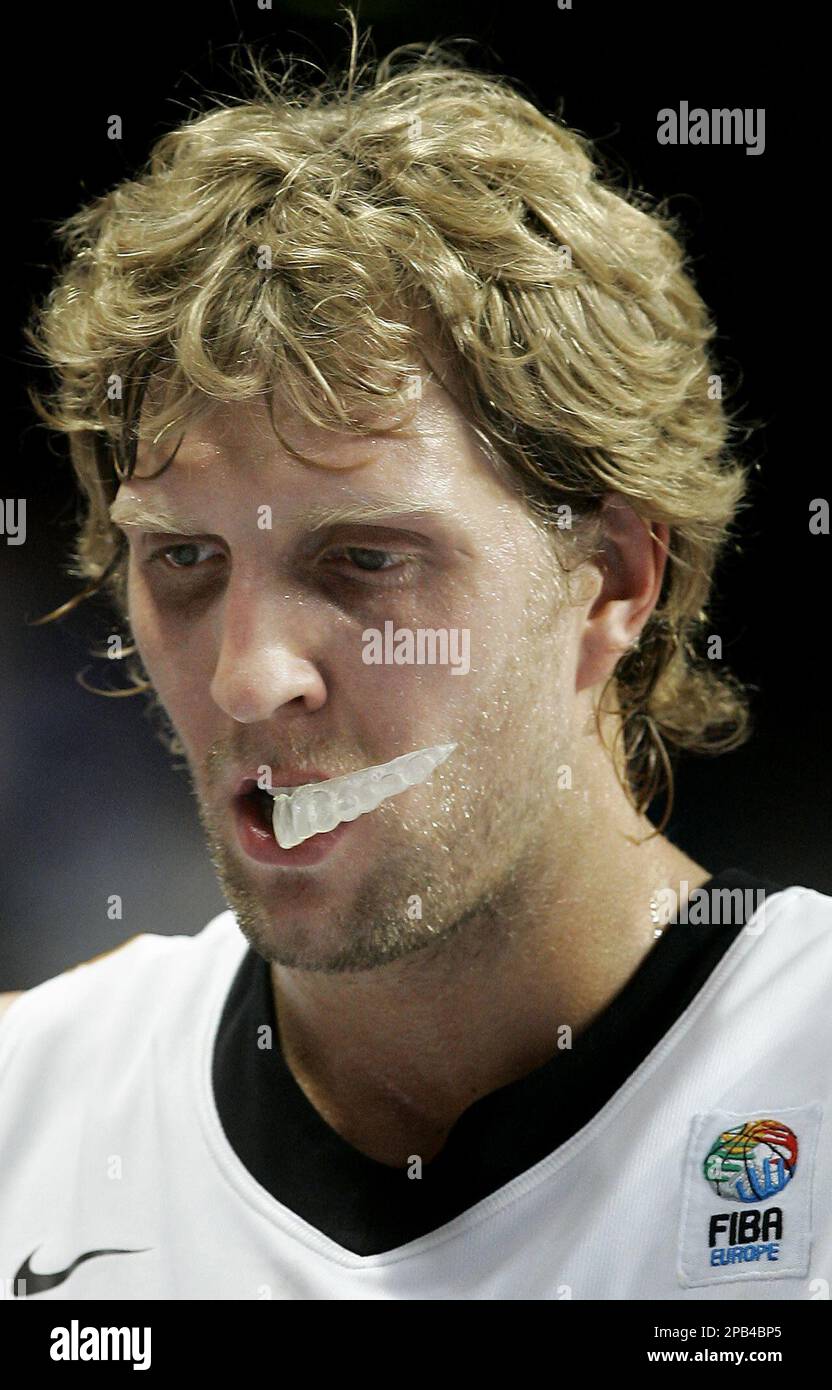 German national basketball team player Dirk Nowitzki, who plays in the ...