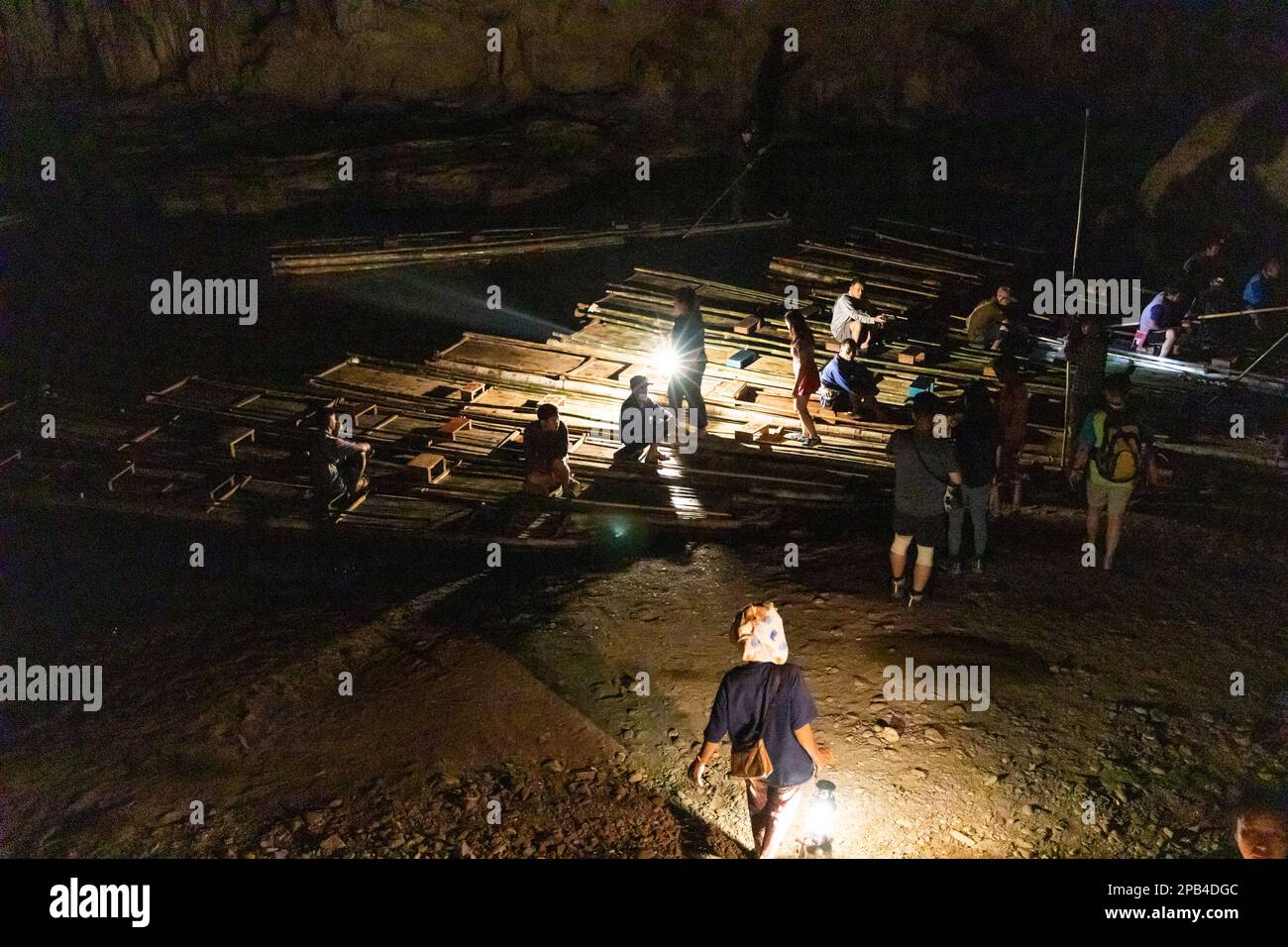 MAE HONG SON, THAILAND, March 10, 2023: A Shan local guide leading ...