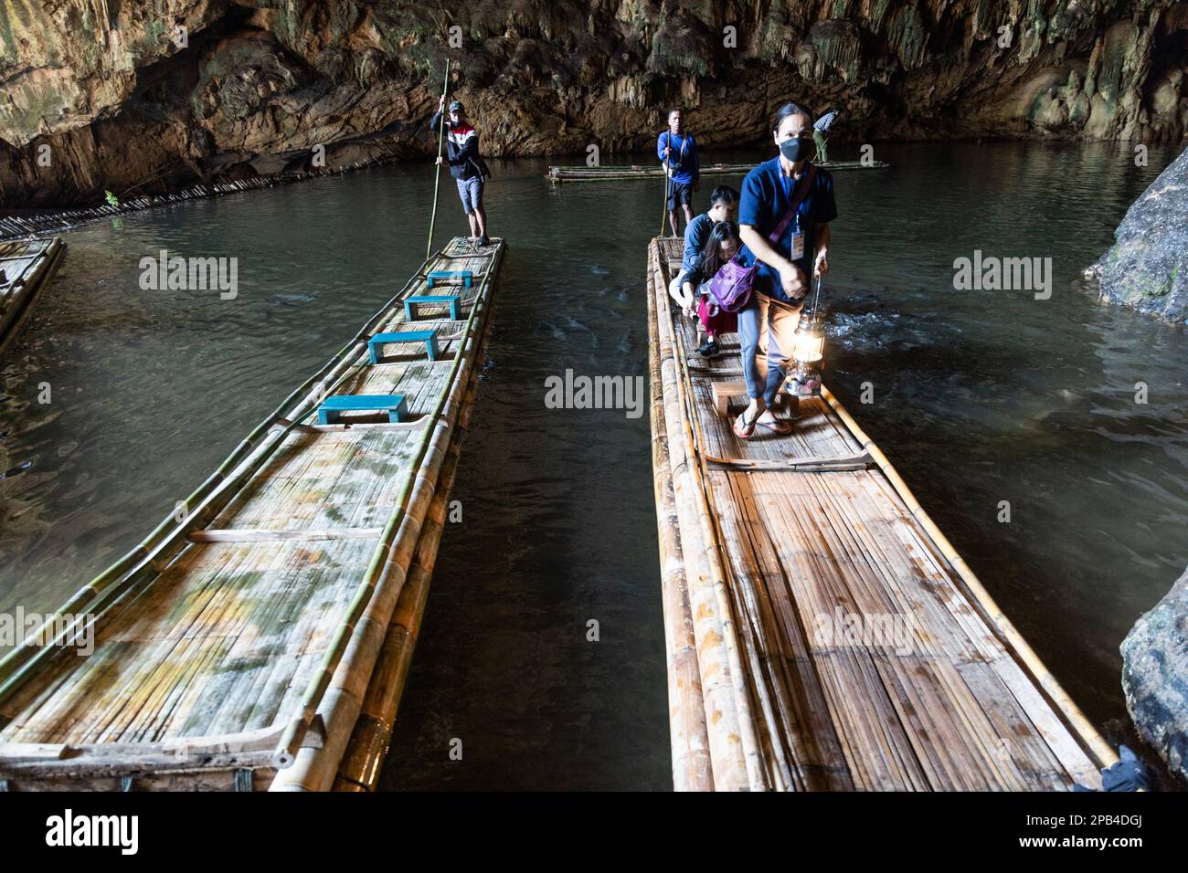 MAE HONG SON, THAILAND, March 10, 2023: A Shan local guide leading ...