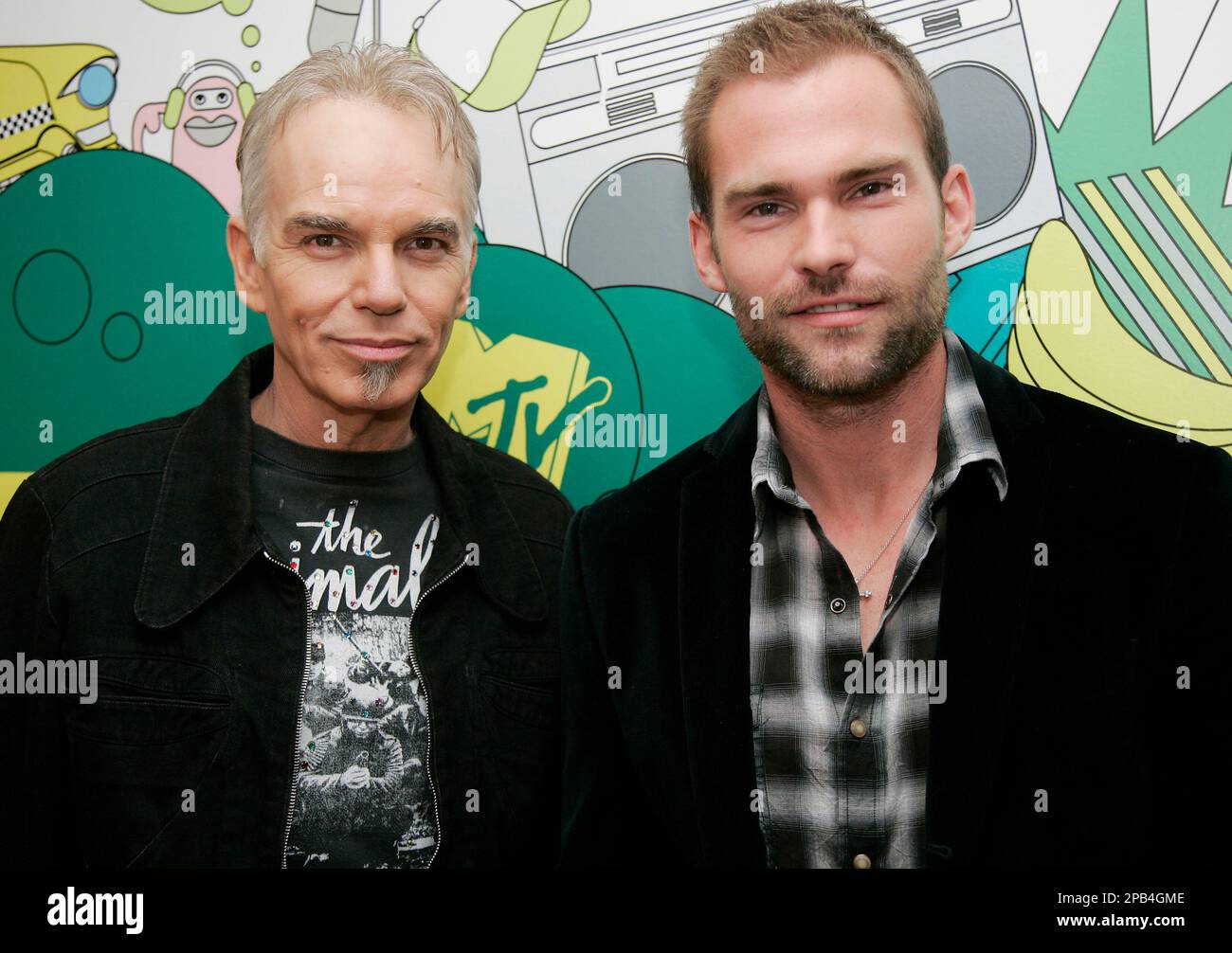 Actor Billy Bob Thornton, left, and actor Seann William Scott appear ...