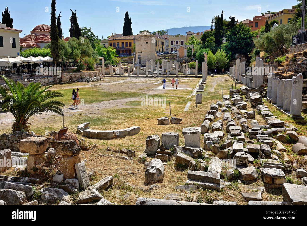 Roman Agora was built in the 1st century. BC with gifts from Julius ...
