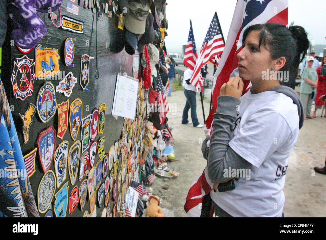Michelle Rubio, of North Plainfield, N.J., visits the Flight 93 ...