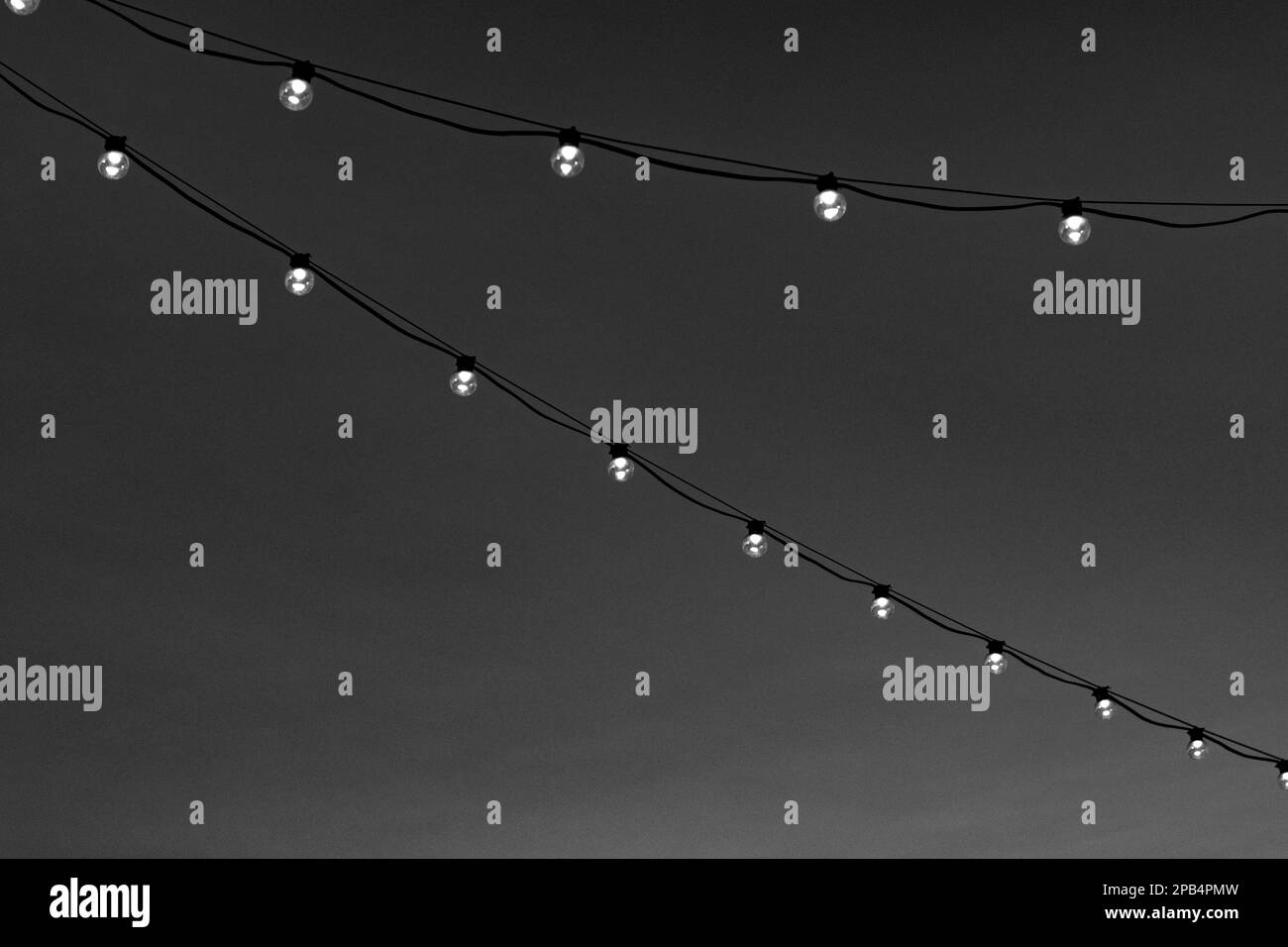 Night sky party Black and White Stock Photos & Images - Alamy