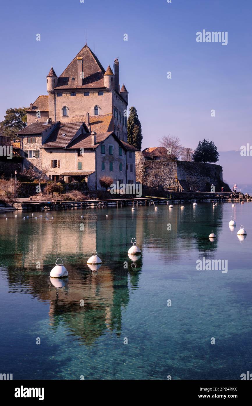 Yvoire Castle, Haute-Savoie, France Stock Photo - Alamy