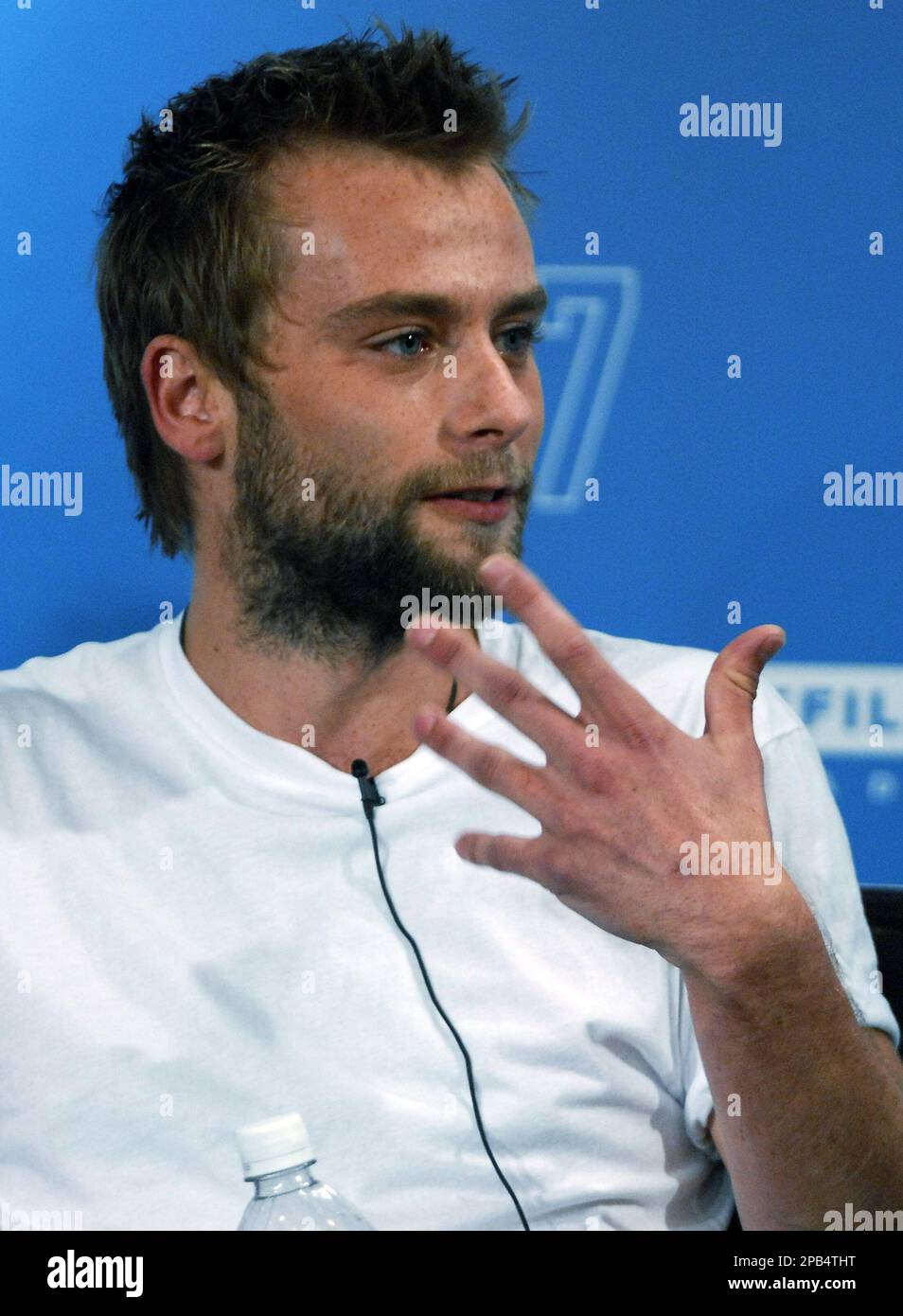 Joe Anderson speaks during a press conference for "Across The Universe ...