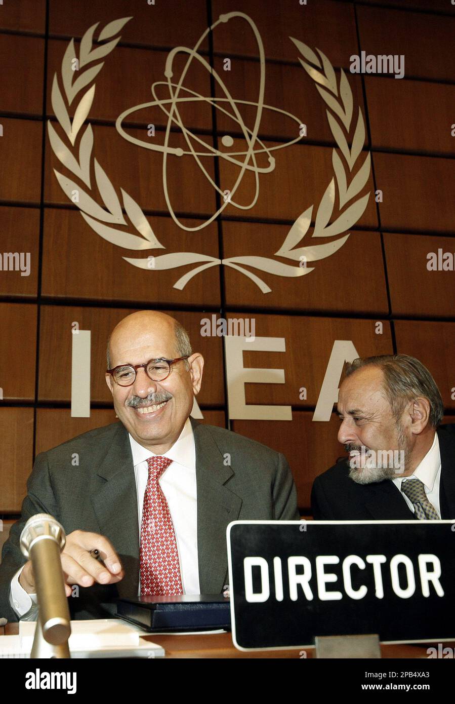 International Atomic Energy Agency Director General, Mohamed ElBaradei ...