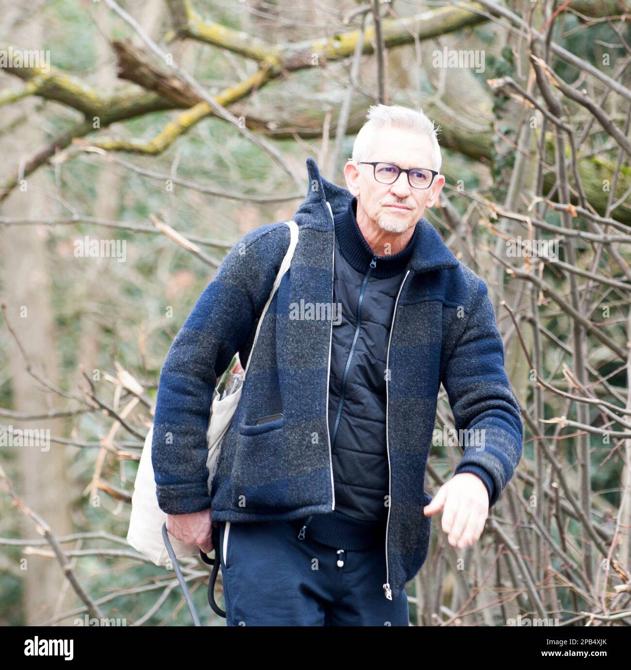 Barnes, UK. 12th Mar, 2023. Gary Lineker, BBC host of Match of the Day ... Barnes, UK. 12th Mar, 2023. Gary Lineker, BBC host of Match of the Day ...