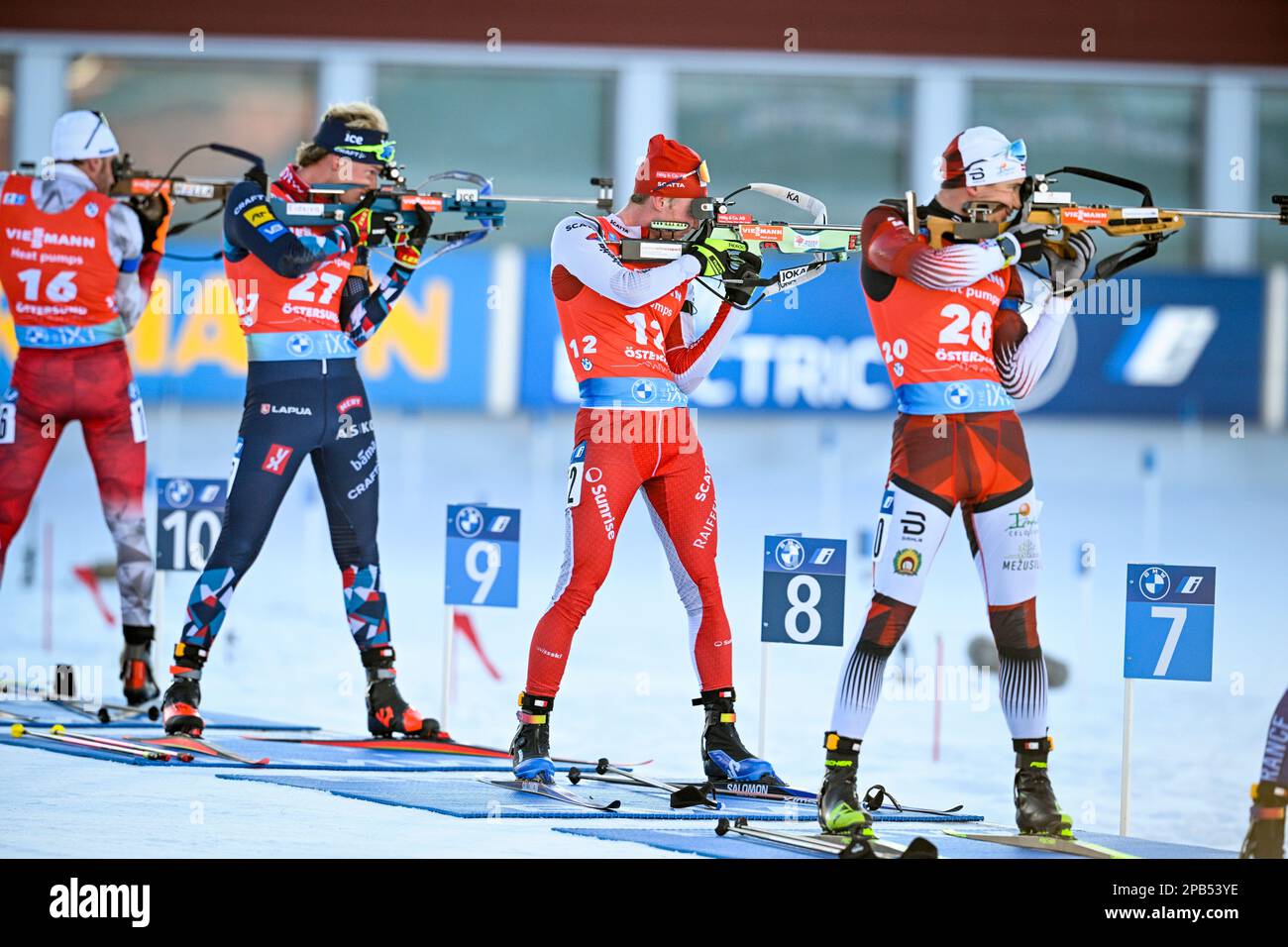 Norway's Aleksander Fjeld Andersen (#27), Switzerland's Sebastian ...