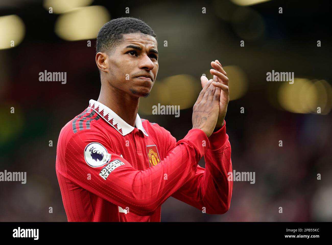 Manchester, UK. 12th Mar, 2023. Marcus Rashford of Manchester United ...