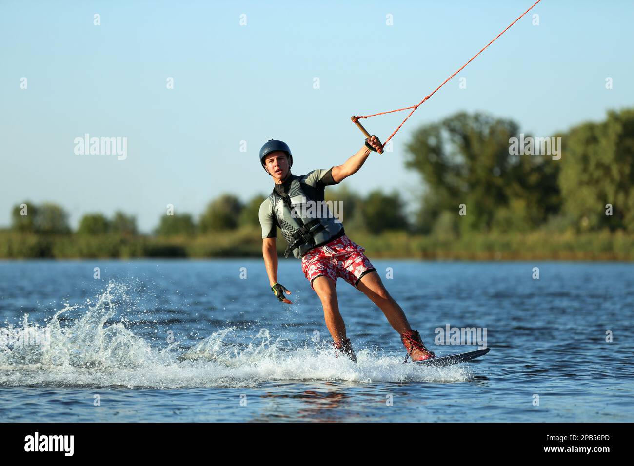Wakeboarder portrait hi-res stock photography and images - Alamy