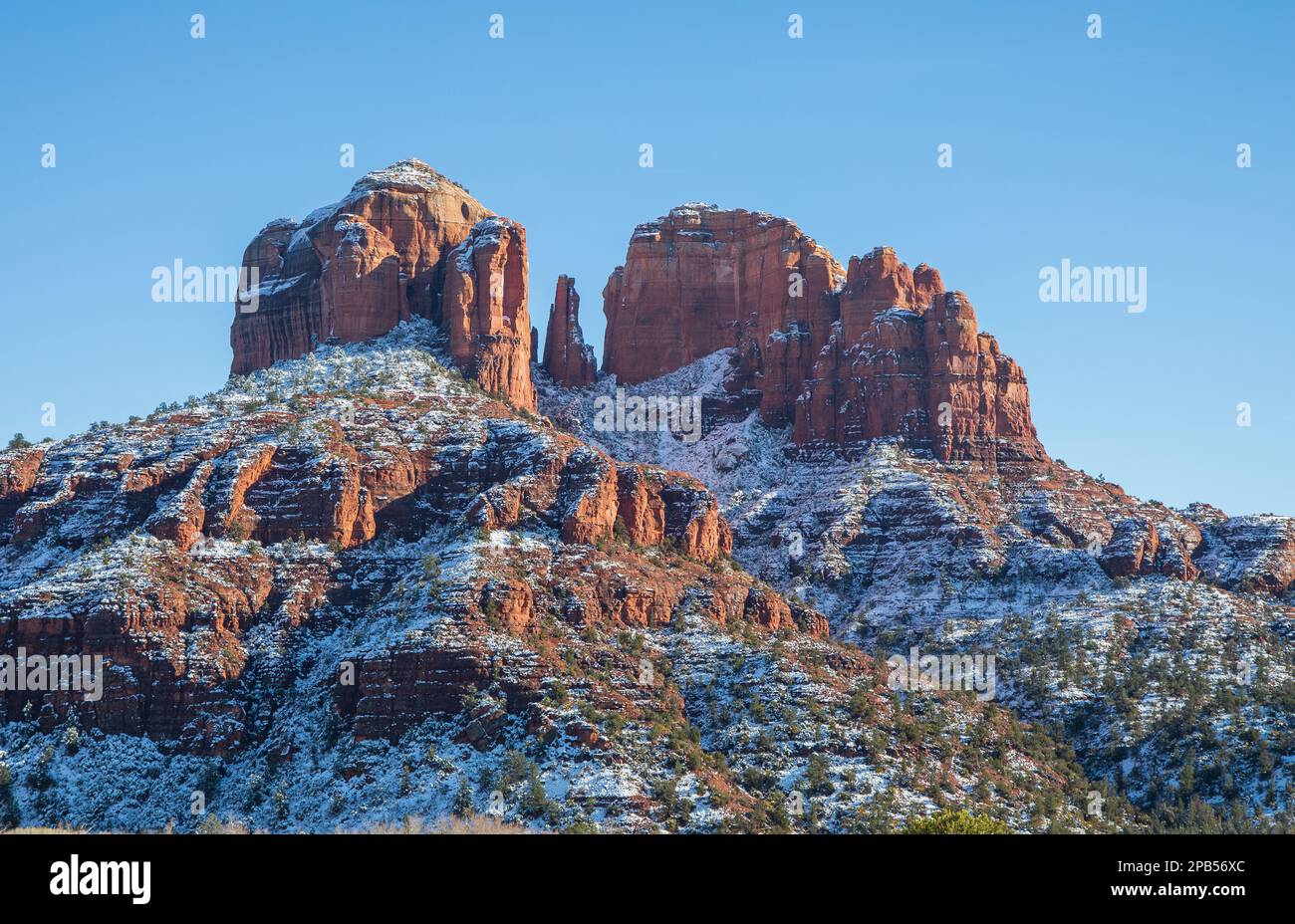 Scenic Winter Landscape in Sedona Arizona Stock Photo - Alamy
