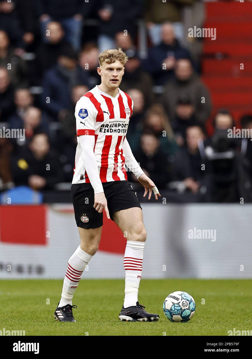 EINDHOVEN - Jarrad Branthwaite of PSV Eindhoven during the Dutch ...