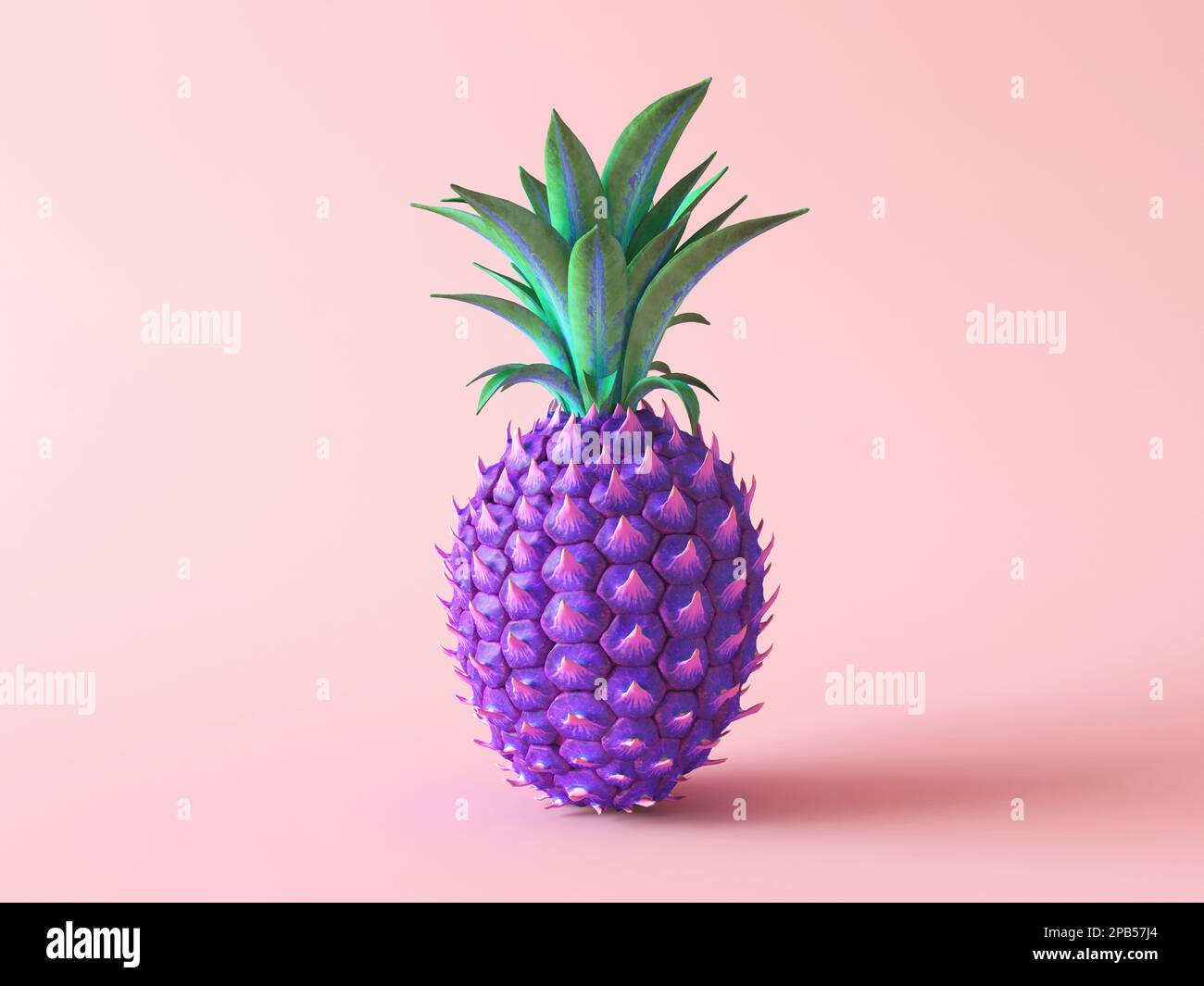 Tropical wallpaper. Creative bright tiki style pineapple. Summer ...