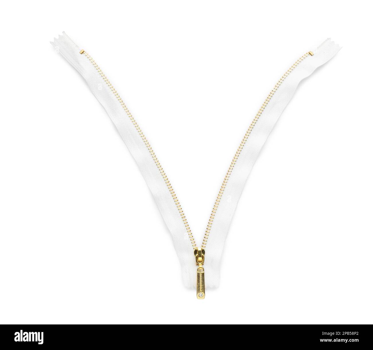 Gold zip detail hi-res stock photography and images - Alamy