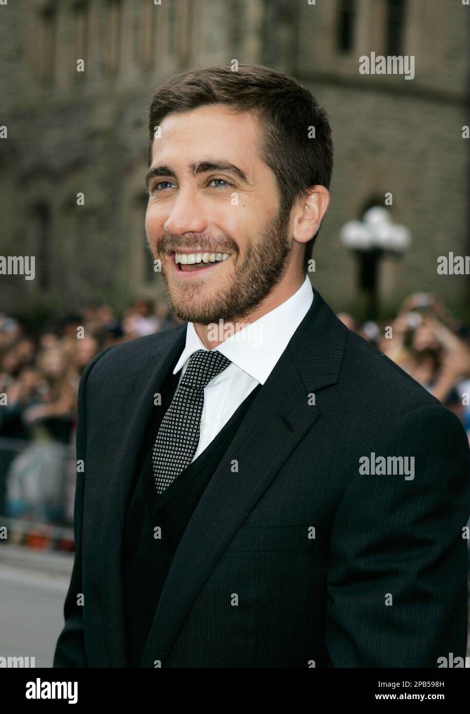 Actor Jake Gyllenhaal attends the premiere of "Rendition" during the ...