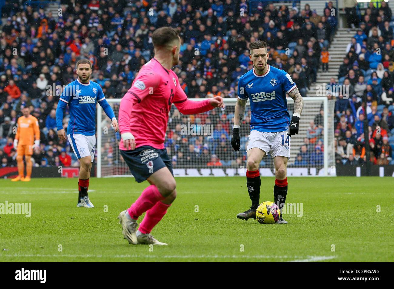Glasgow, UK. 12th Mar, 2023. UK. Rangers played Raith Rovers in the ...