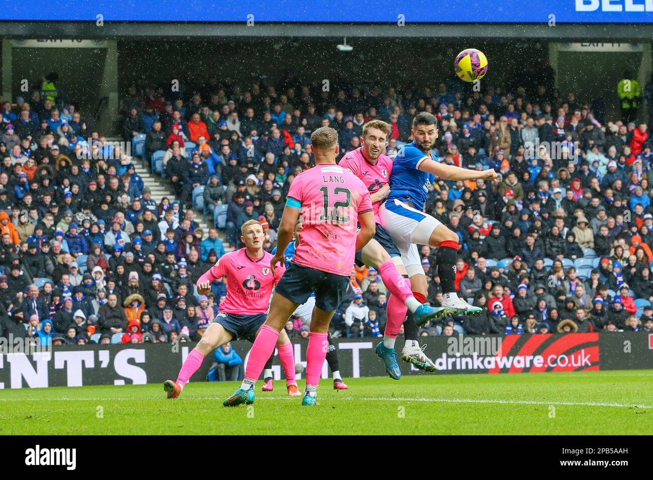 Glasgow, UK. 12th Mar, 2023. UK. Rangers played Raith Rovers in the ...