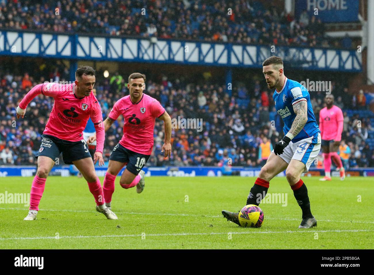 Glasgow, UK. 12th Mar, 2023. UK. Rangers played Raith Rovers in the ...
