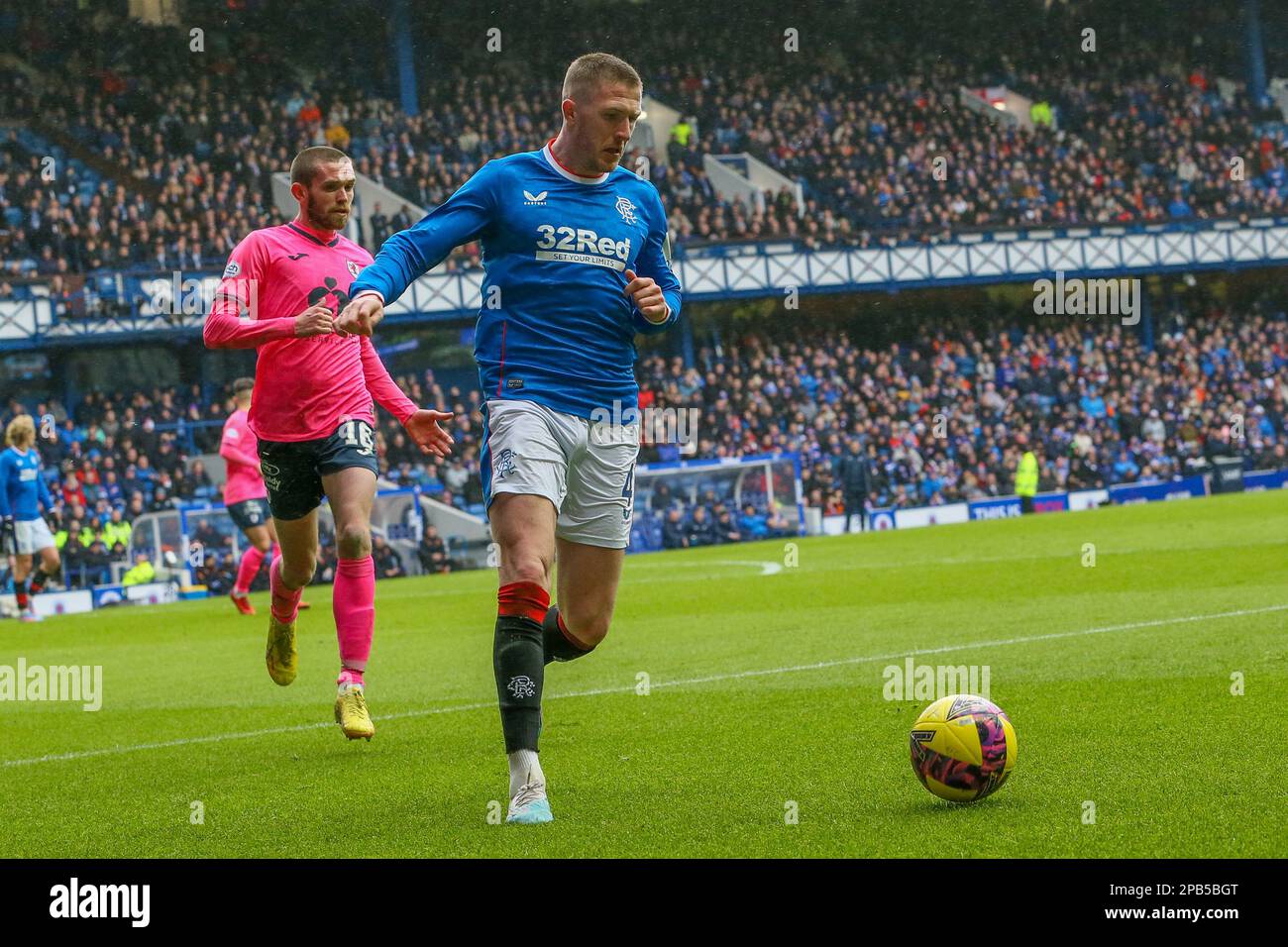 Glasgow, UK. 12th Mar, 2023. UK. Rangers played Raith Rovers in the ...