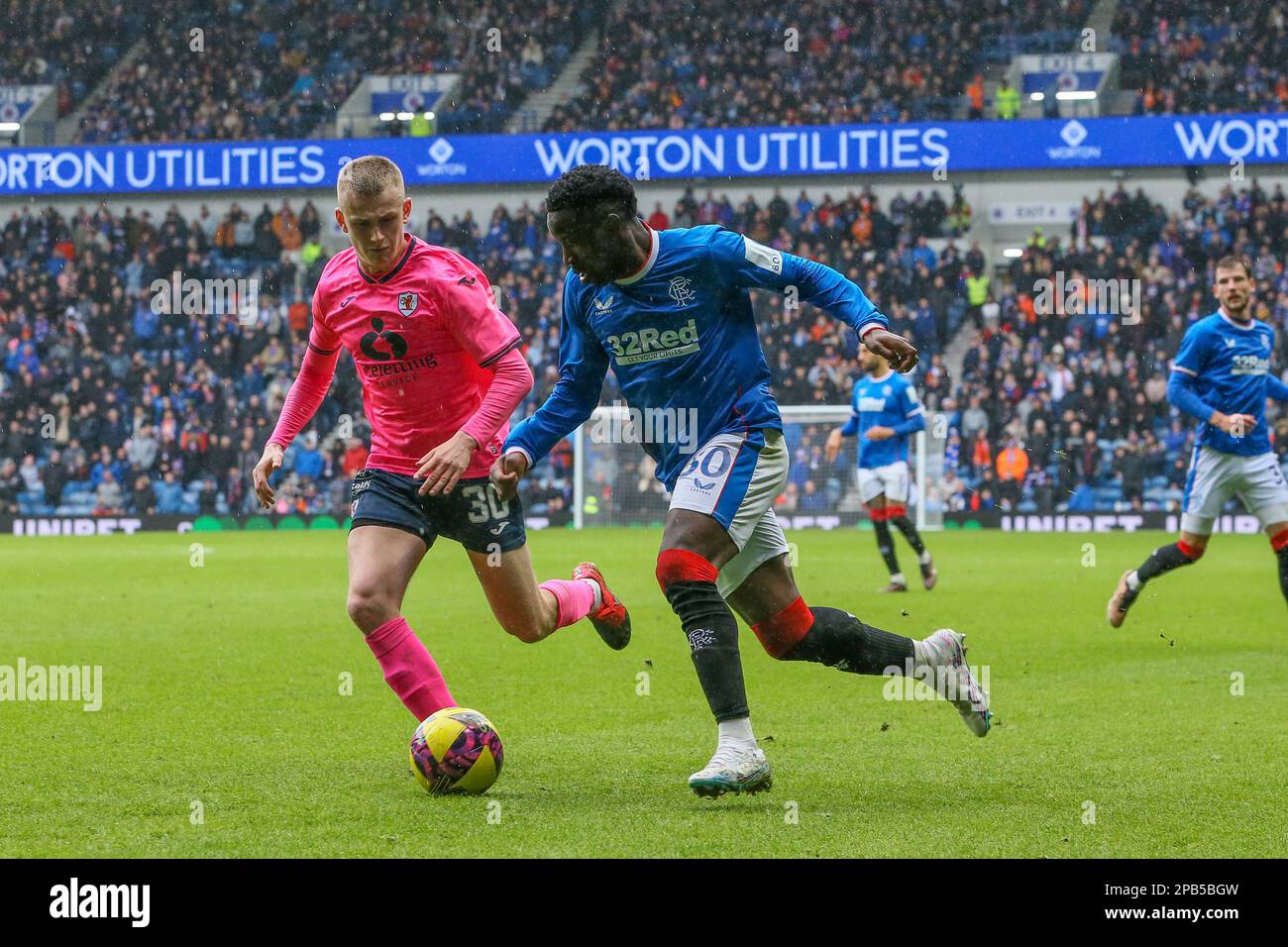 Glasgow, UK. 12th Mar, 2023. UK. Rangers played Raith Rovers in the ...