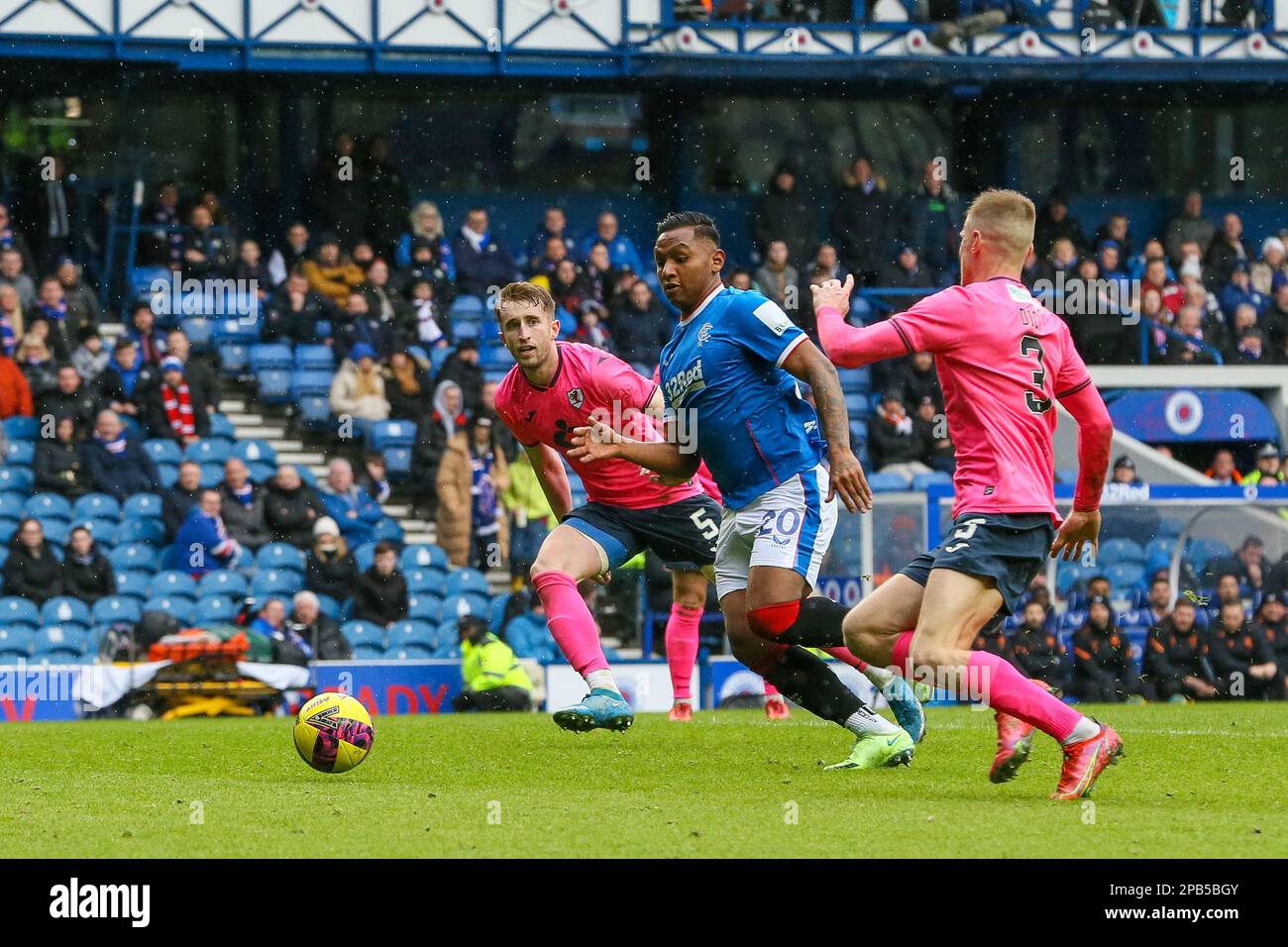 Glasgow, UK. 12th Mar, 2023. UK. Rangers played Raith Rovers in the ...